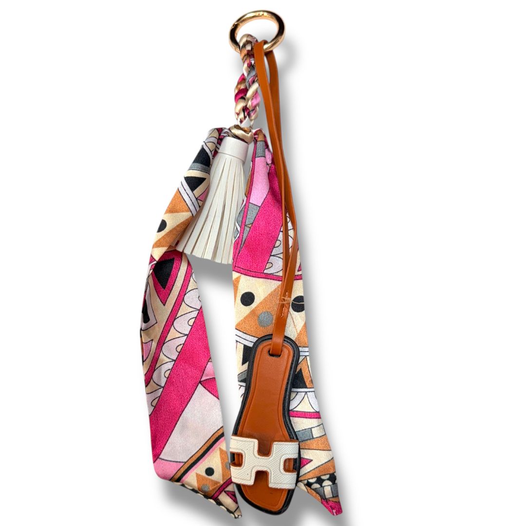 Slide Scarf Bag Charm